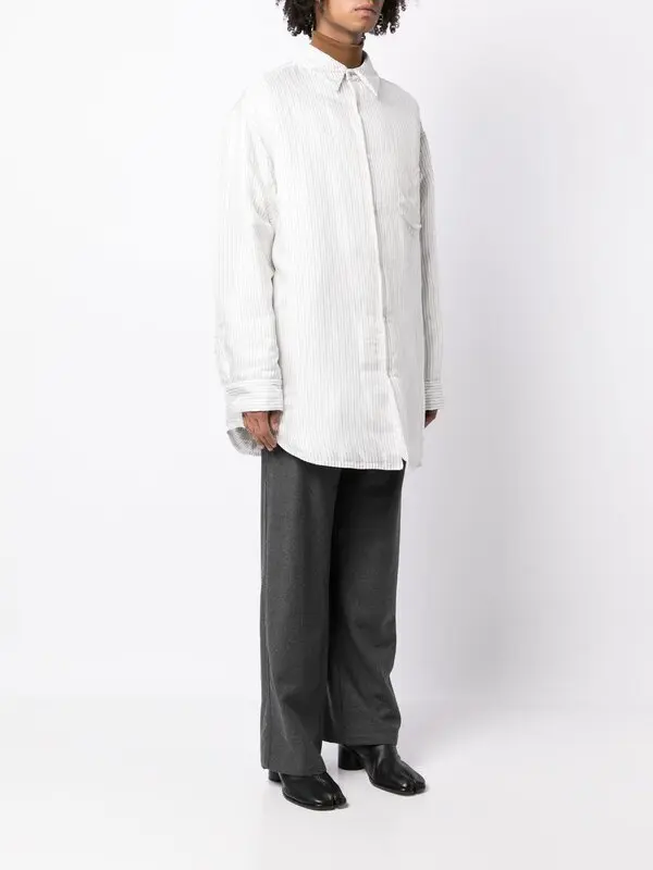 MAISON MARGIELA Striped Padded Shirt