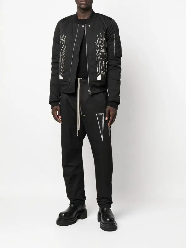 Rick Owens Drop-crotch Trousers - Black