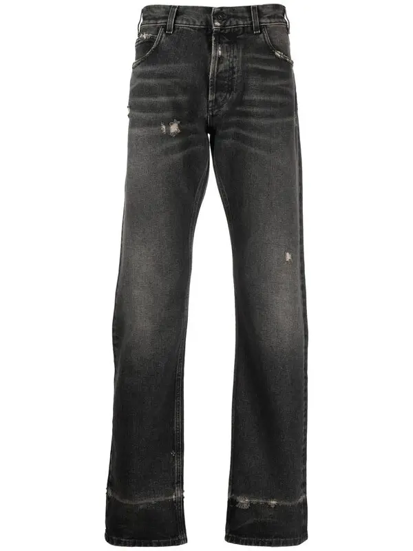 COUNTY OF MILAN Marcelo Burlon Cross Distressed Jeans