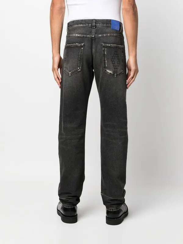 COUNTY OF MILAN Marcelo Burlon Cross Distressed Jeans