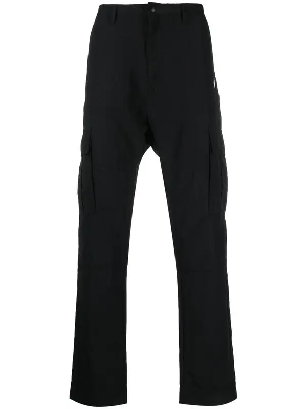 COUNTY OF MILAN Marcelo Burlon Logo-embroidered Cargo Trousers