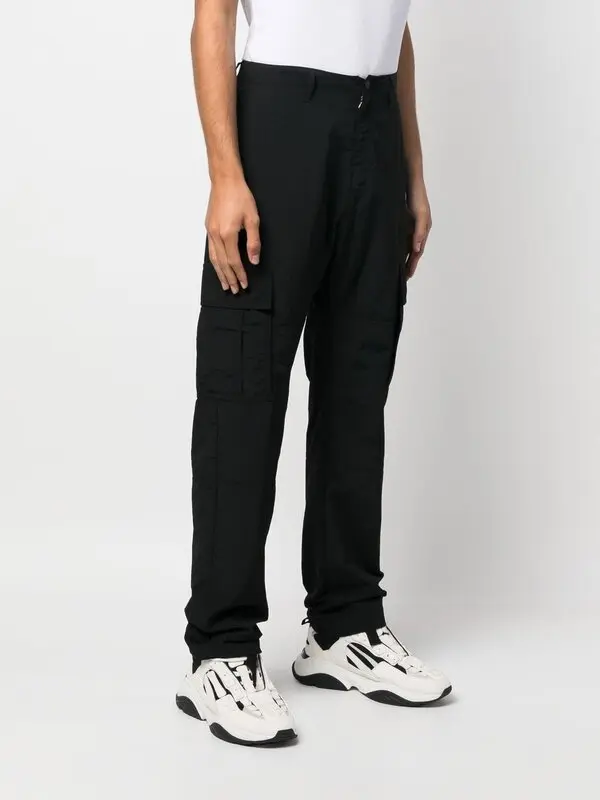 COUNTY OF MILAN Marcelo Burlon Logo-embroidered Cargo Trousers