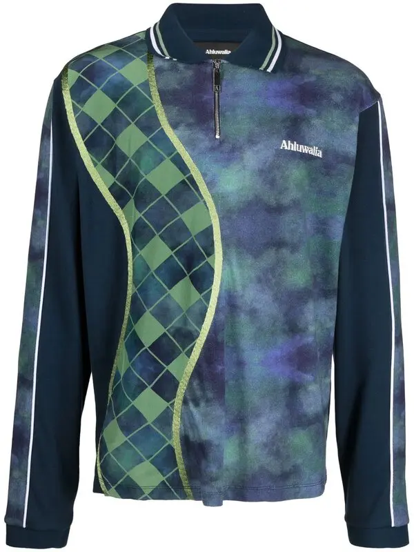 Ahluwalia Abstract-print Polo Shirt