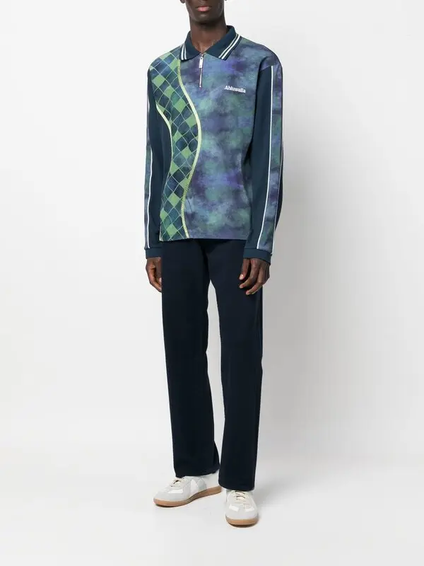 Ahluwalia Abstract-print Polo Shirt