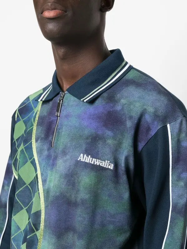 Ahluwalia Abstract-print Polo Shirt
