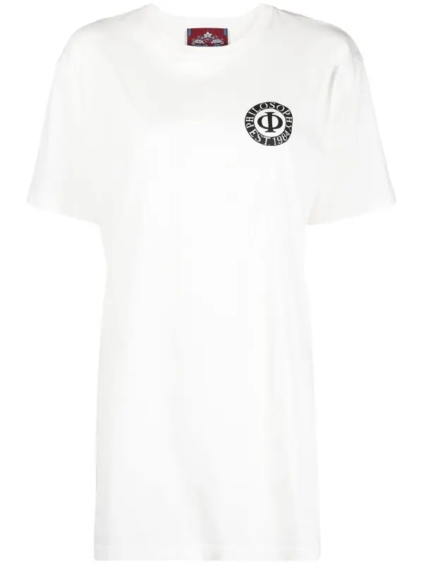 Philosophy Di Lorenzo Serafini Logo-print Short-sleeve T-shirt - White