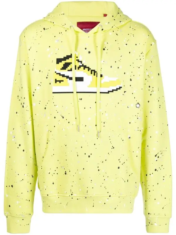 MOSTLY HEARD RARELY SEEN 8-BIT Neon Volt Long-sleeve Hoodie