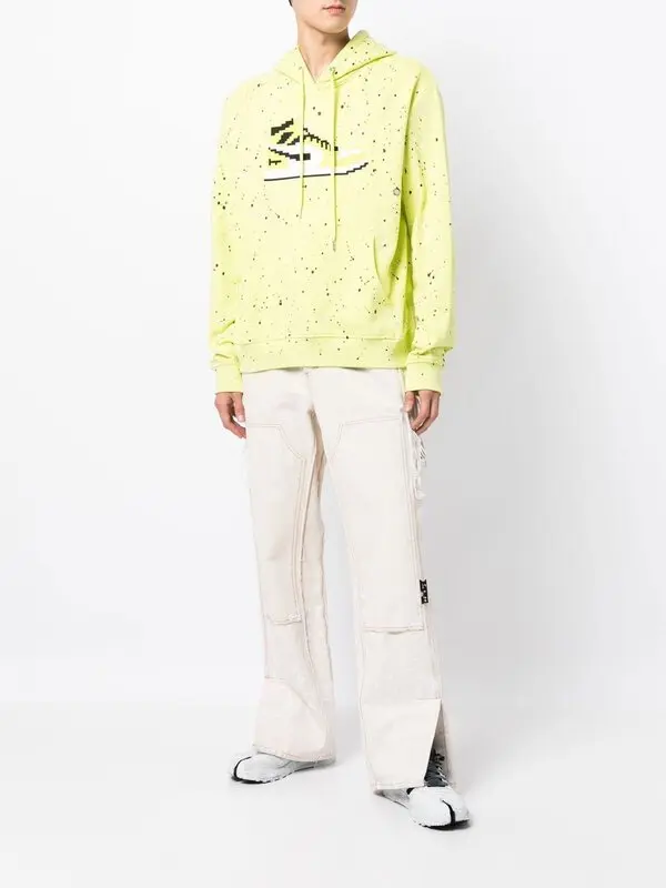 MOSTLY HEARD RARELY SEEN 8-BIT Neon Volt Long-sleeve Hoodie