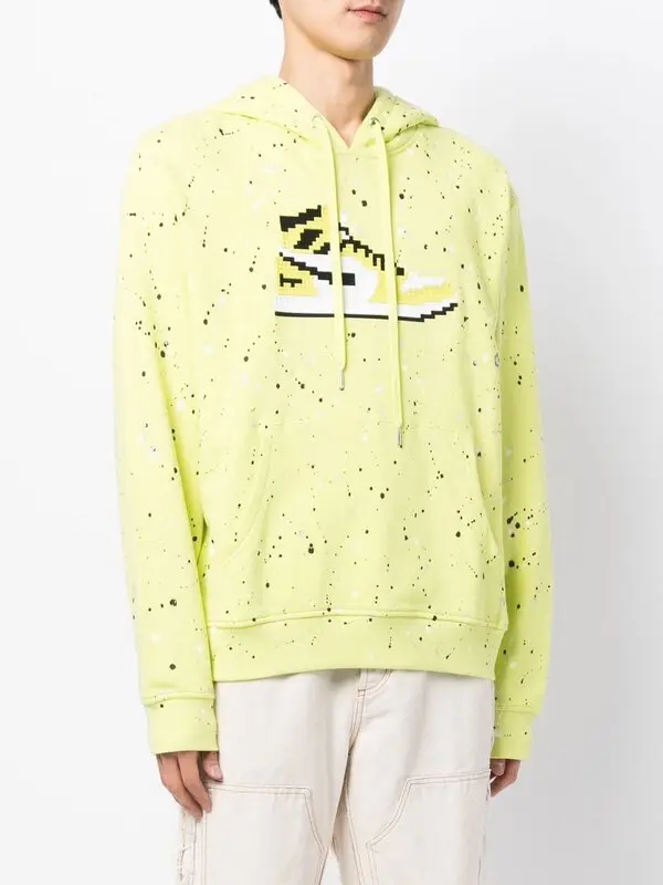 MOSTLY HEARD RARELY SEEN 8-BIT Neon Volt Long-sleeve Hoodie