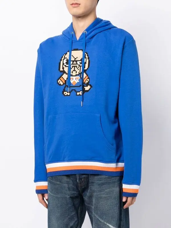 MOSTLY HEARD RARELY SEEN New York Long-sleeve Hoodie - Blue