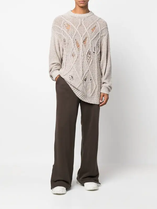 DIESEL® P-toppal Logo-embroidered Wide-leg Track Pants