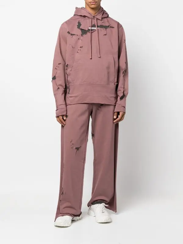 DIESEL® P-martainoff Devoré-effect Track Pants