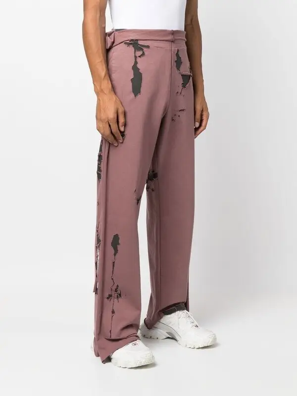 DIESEL® P-martainoff Devoré-effect Track Pants