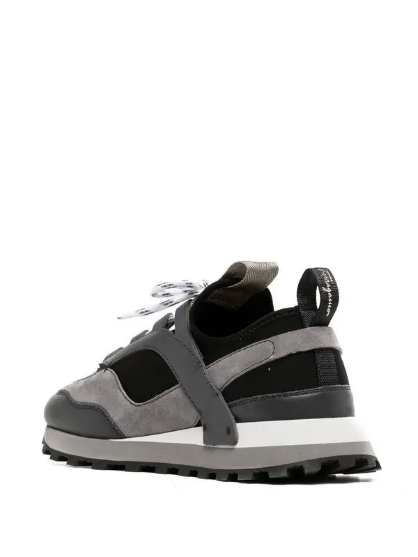 FERRAGAMO Pull-on Low-top Sneakers - Black