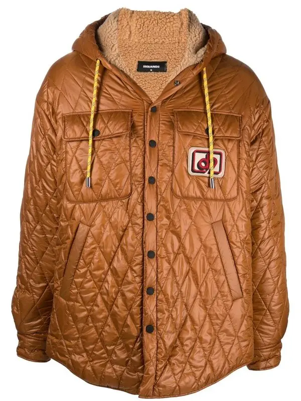 Dsquared2 Logo-patch Quilted Jacket