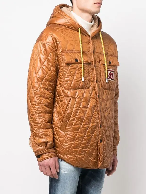 Dsquared2 Logo-patch Quilted Jacket