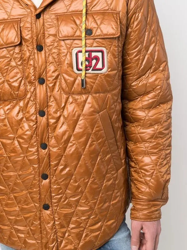 Dsquared2 Logo-patch Quilted Jacket
