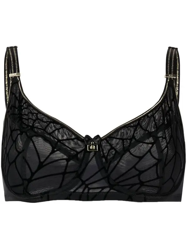Marlies Dekkers The Adventure Mesh Balcony Bra - Black