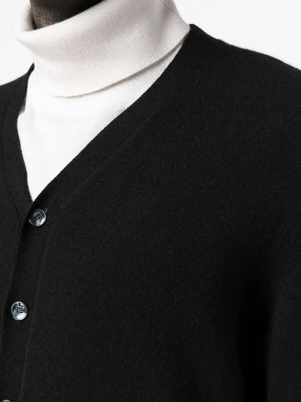 Malo V-neck Button-down Knit Cardigan