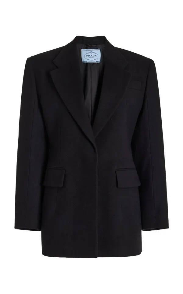 Prada Single-breasted Blazer - Black