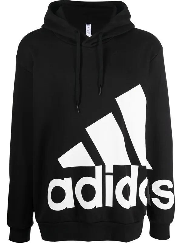Adidas Essentials Giant-logo Fleece Hoodie