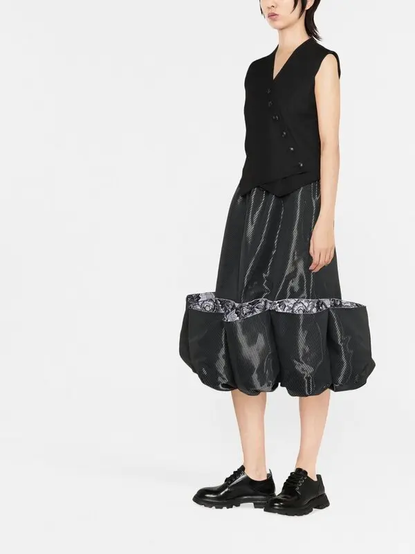Comme Des Garçons Puff Hem Skirt