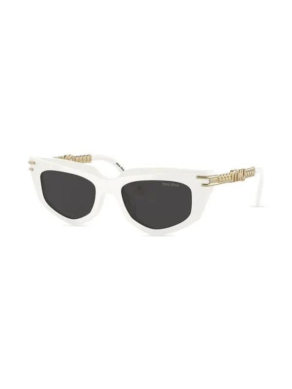 Miu Miu Chain-embellished Cat-eye Sunglasses