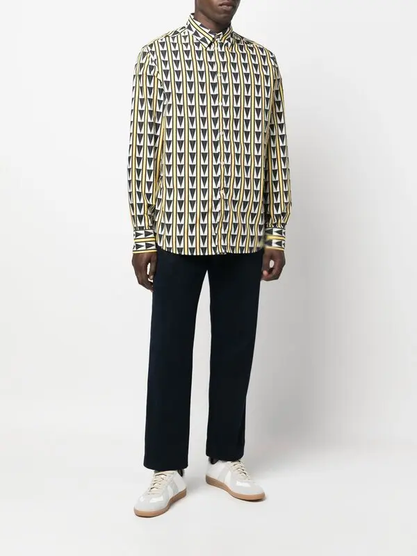 LANVIN Pattered Button-up Shirt
