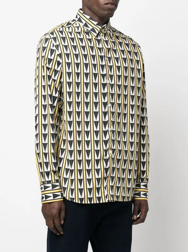 LANVIN Pattered Button-up Shirt