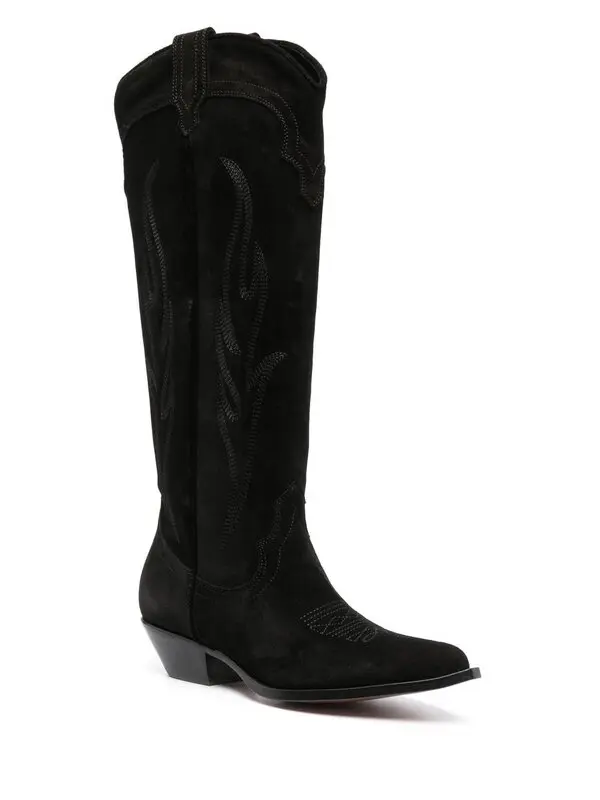 SONORA 40mm Western Boots - Black