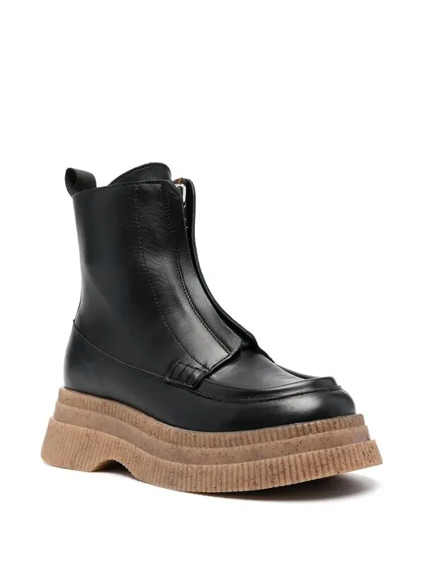 GANNI Chunky-sole Zip-fasten Boots