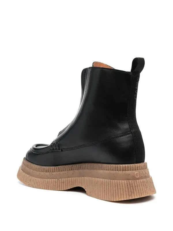GANNI Chunky-sole Zip-fasten Boots