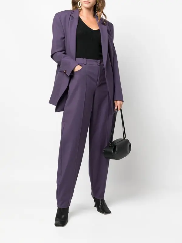 AERON Tapered-leg Wool Trousers