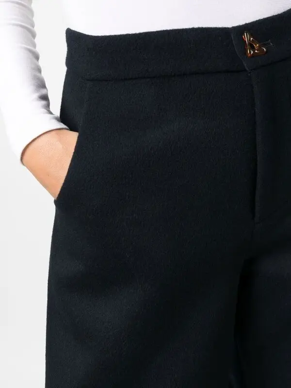 AERON Wide-leg Wool Trousers