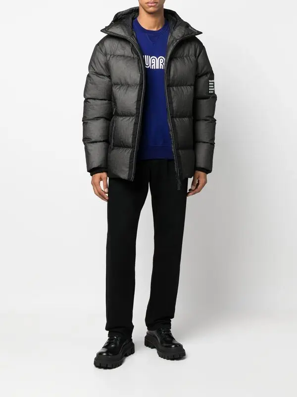 Dsquared2 Zipped Padded Jacket - Black
