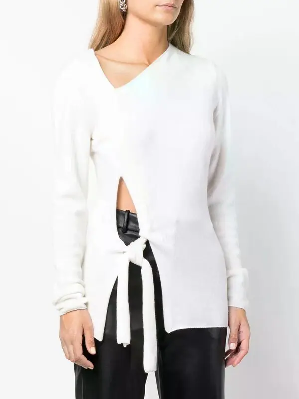 TOM FORD Cut-out Detail Asymmetric-neck Jumper