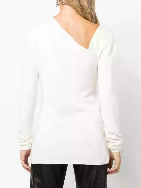 TOM FORD Cut-out Detail Asymmetric-neck Jumper