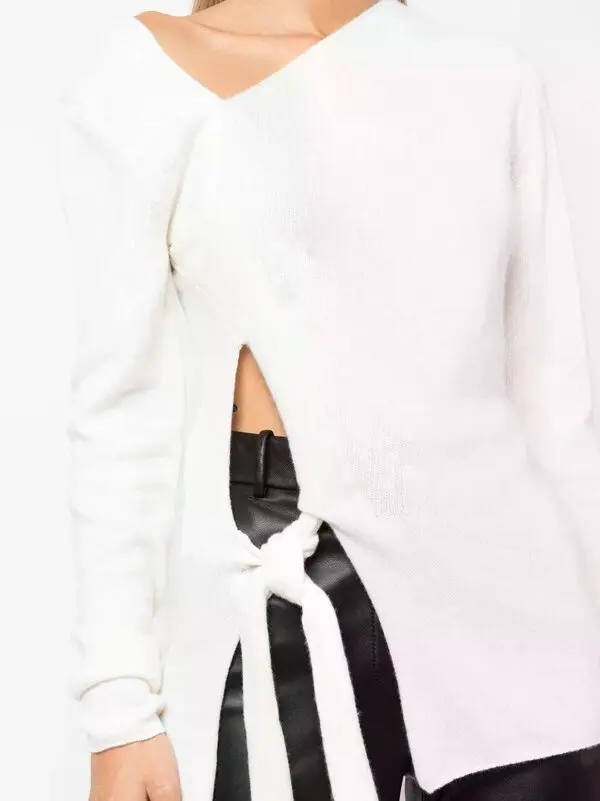 TOM FORD Cut-out Detail Asymmetric-neck Jumper