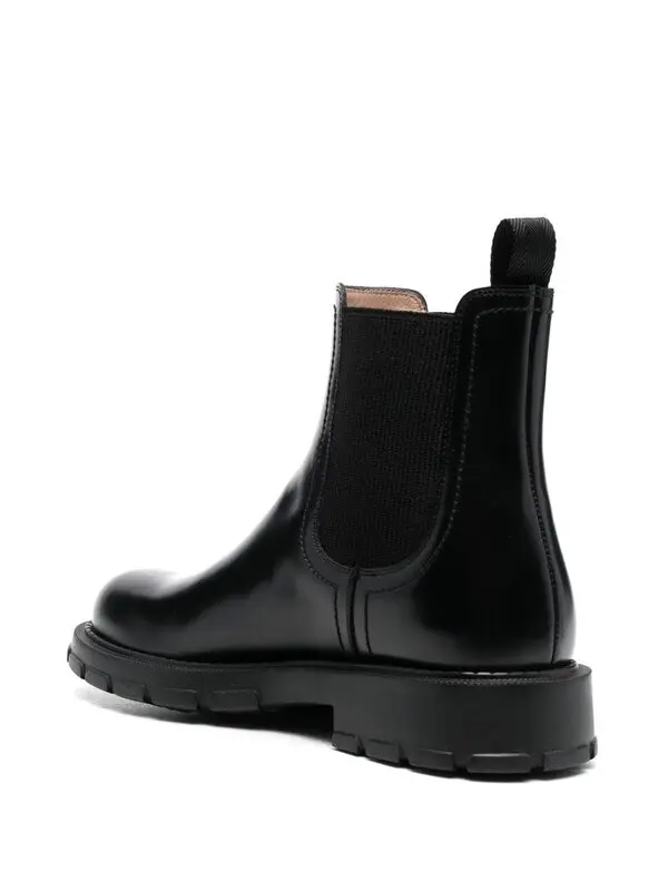 FERRAGAMO Iago Leather Chelsea Boots