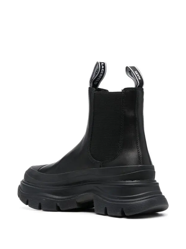 Karl Lagerfeld Logo-print Chelsea Boots