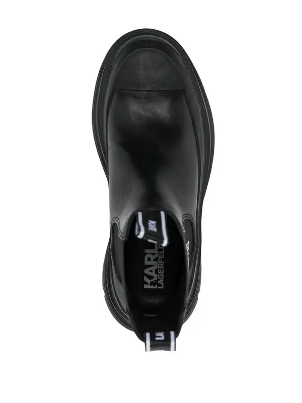 Karl Lagerfeld Logo-print Chelsea Boots