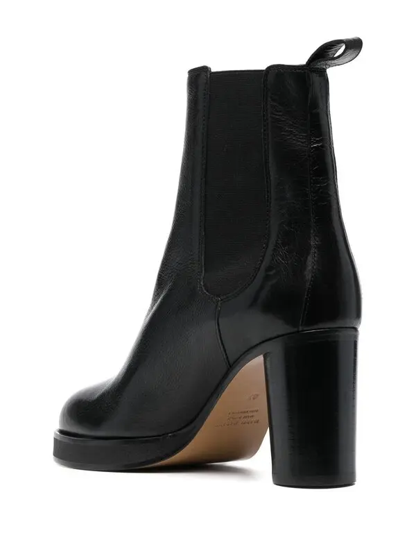 Isabel Marant 90mm Leather Chelsea Boots