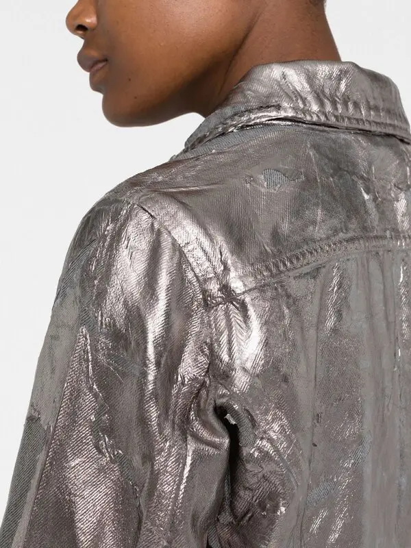 DIESEL® Cropped Metallic Jacket
