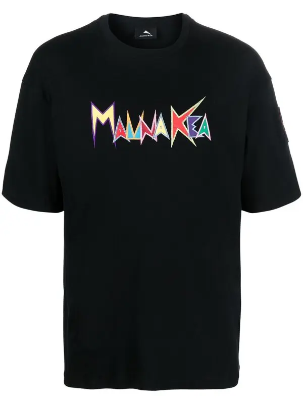 MAUNA KEA Logo-print Short-sleeve T-shirt - Black