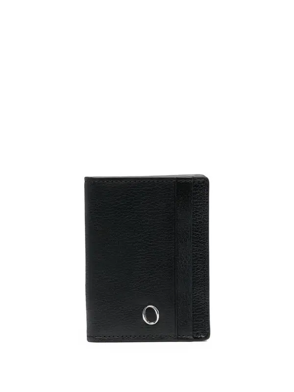 ORTIGNI Logo-plaque Wallet - Black