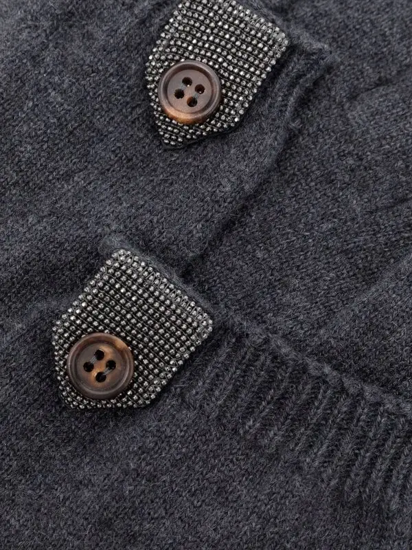 Brunello Cucinelli Elbow Length Cashmere Gloves - Grey