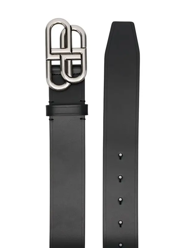 Balenciaga Extra Large Bb Leather Belt