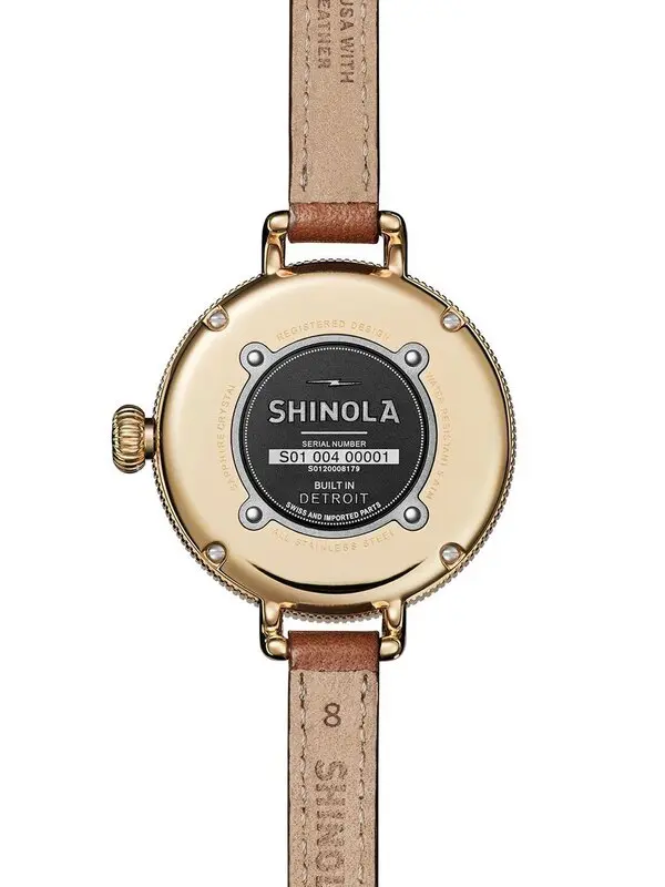 Shinola The Birdy Moon Phase 34mm Timepiece