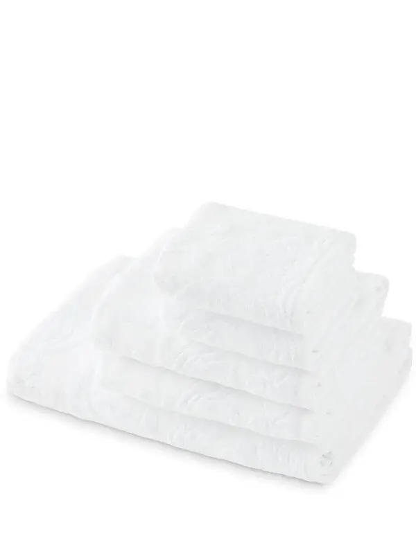 Dolce & Gabbana Terry Cotton Towels - White