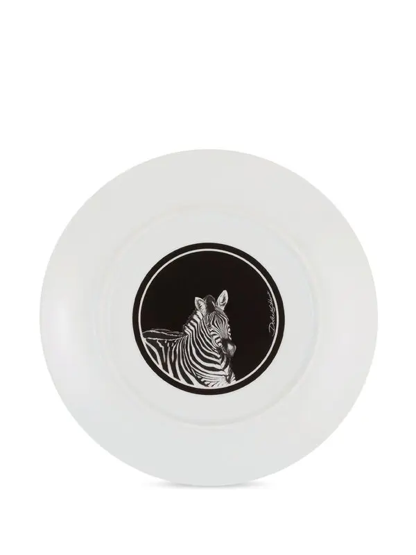 Dolce & Gabbana Zebra-print Bread Plates